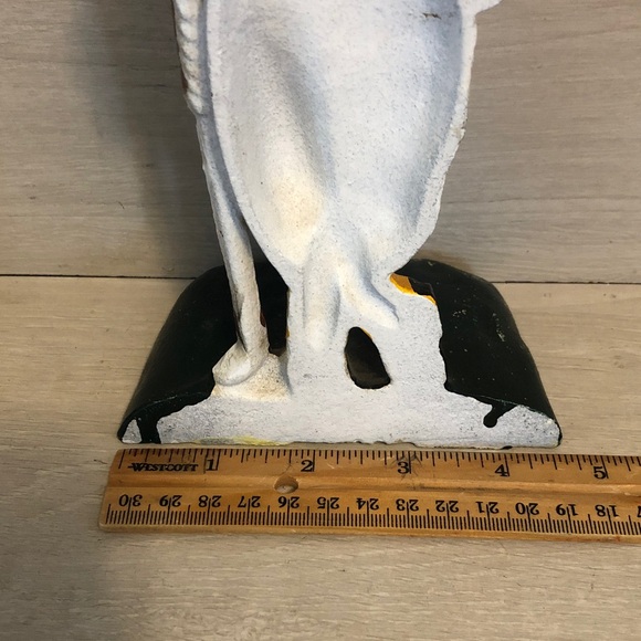 None | Other | Vintage Hand Painted 9 2 Cast Iron Golfer Door Stop ...